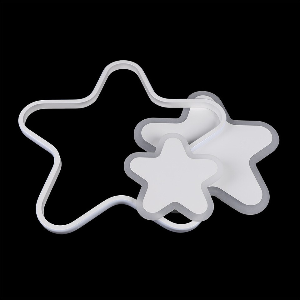 37W Acrylic Star shape LED Ceiling Light Living Room Decoration Lamp ...
