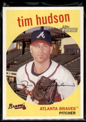 2008 TOPPS HERITAGE TIM HUDSON ATLANTA BRAVES #40 | eBay