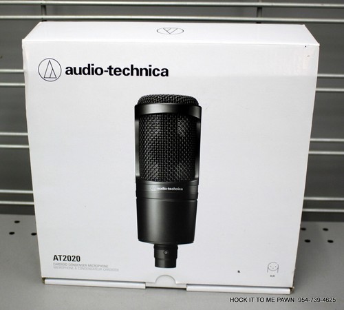 Audio-Technica AT2020 Cardioid Condenser Studio XLR Microphone ...