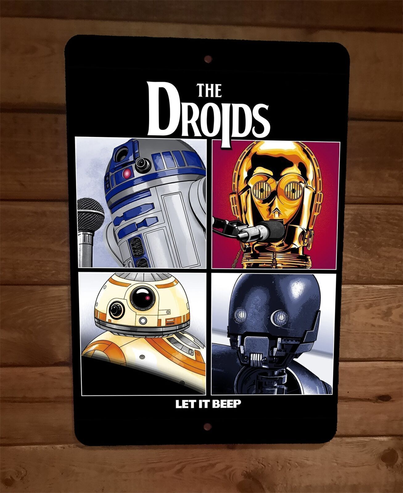 The Droids Let it Beep Parody 8x12 Metal Wall Sign | eBay