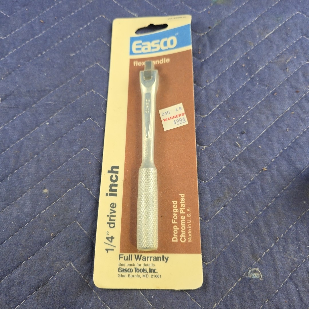 Easco Tools 1/4" Drive Standard Flip Over Breaker Bar VINTAGE MADE IN ...