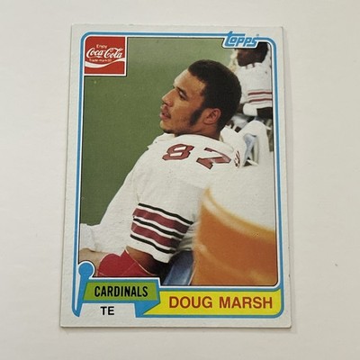 1981 Topps Coca-Cola St. Louis Cardinals Doug Marsh Football Card #8 | eBay
