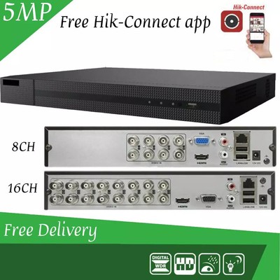 Smart CCTV DVR Recorder 4 8 16 Channel AHD 5MP 1080P Video HD VGA HDMI ...