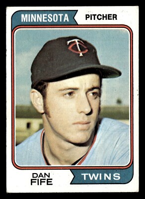 1974 Topps DAN FIFE #421 VG Minnesota Twins | eBay