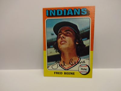 1975 Topps Baseball Fred Beene Cleveland Indians Card #181 | eBay