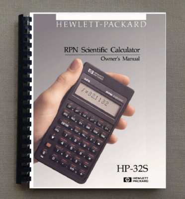 Manual for Hewlett Packard HP-32S Calculator | eBay