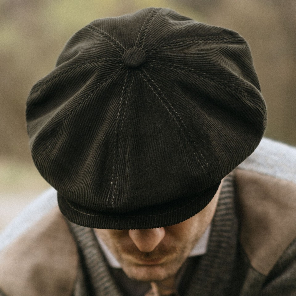 Sterkowski VIGO Corduroy Newsboy Cap Traditional Cabbie Gatsby Paper ...