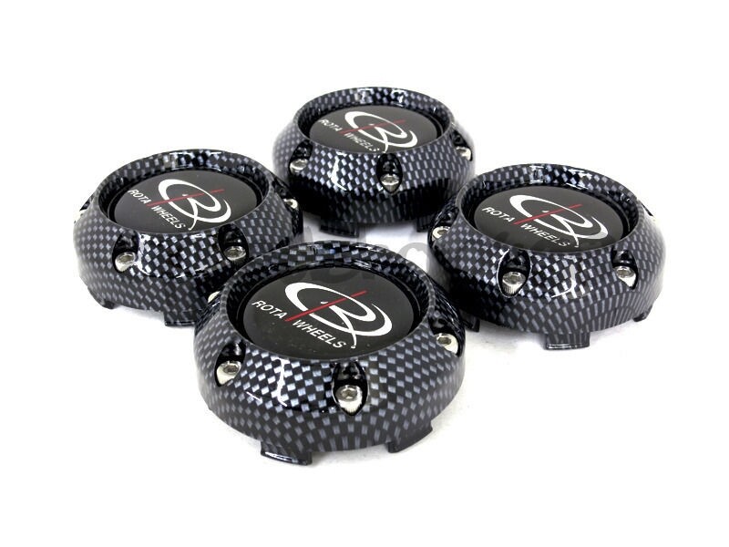 ROTA WHEELS FRANKIE 3 CARBON FIBER REPLACEMENT WHEEL CENTER CAPS ...