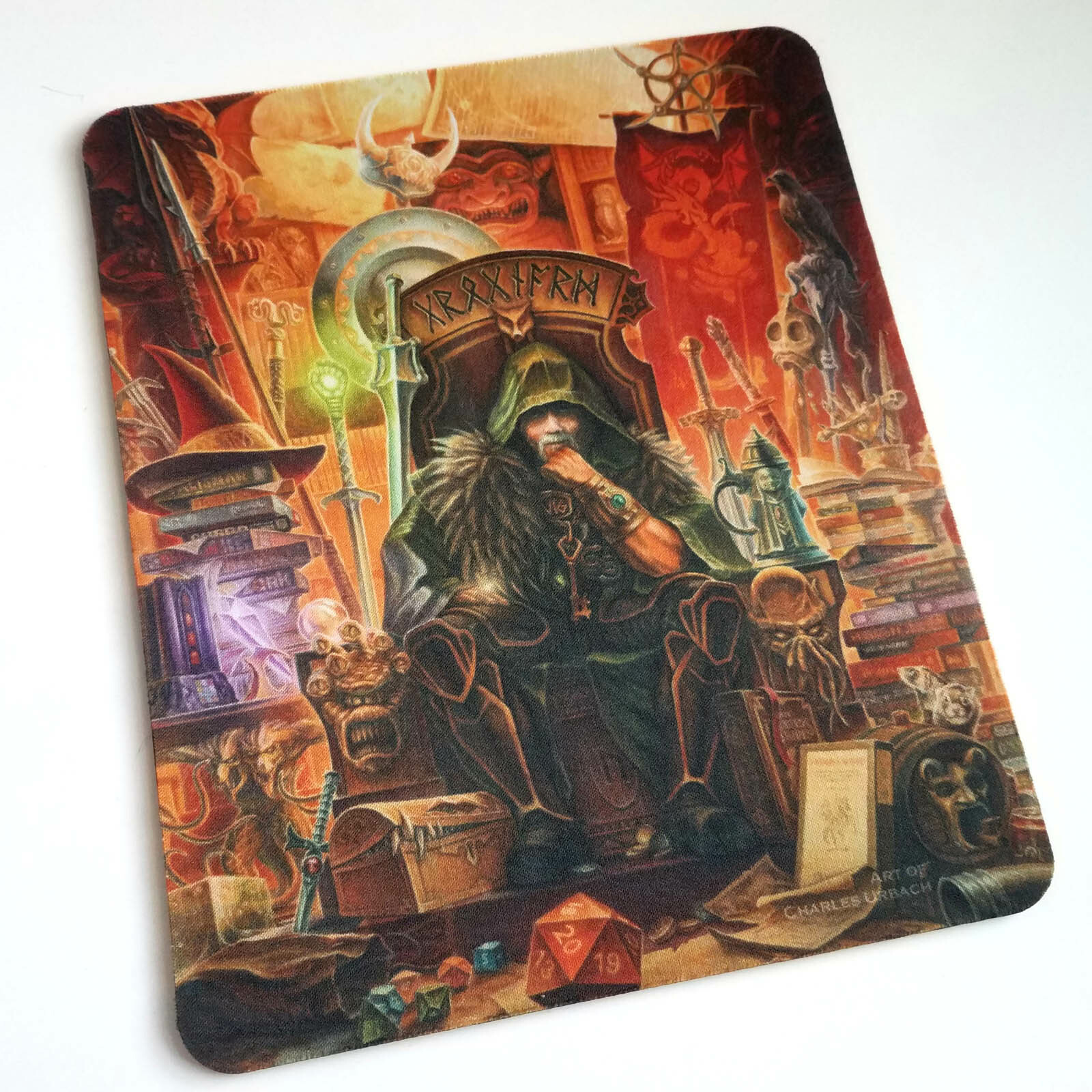 Fantasy RPG Game Dice Art Game Mouse Pad OSR D D Dragon 80s Movie ...