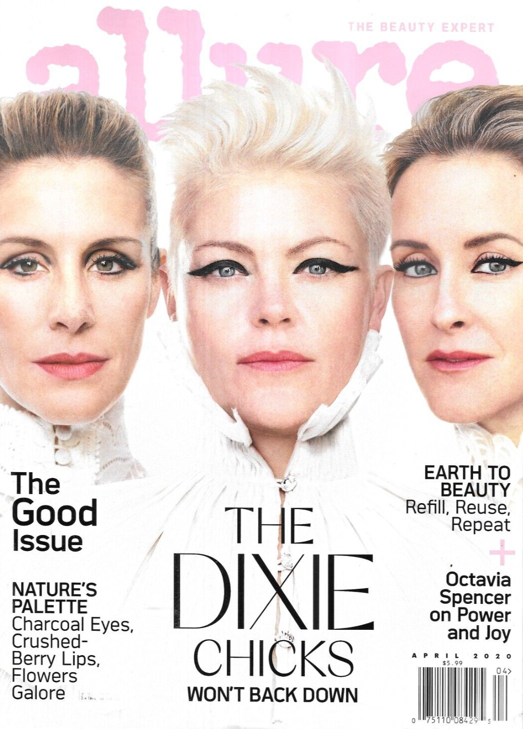 Allure Magazine Dixie Chicks Good Issue Beauty Makeup Octavia Spencer ...