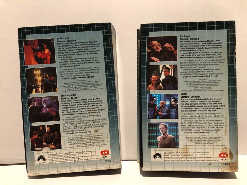 STAR TREK DEEP SPACE NINE - VHS - THE COLLECTOR'S EDITION - CLAMSHELL ...