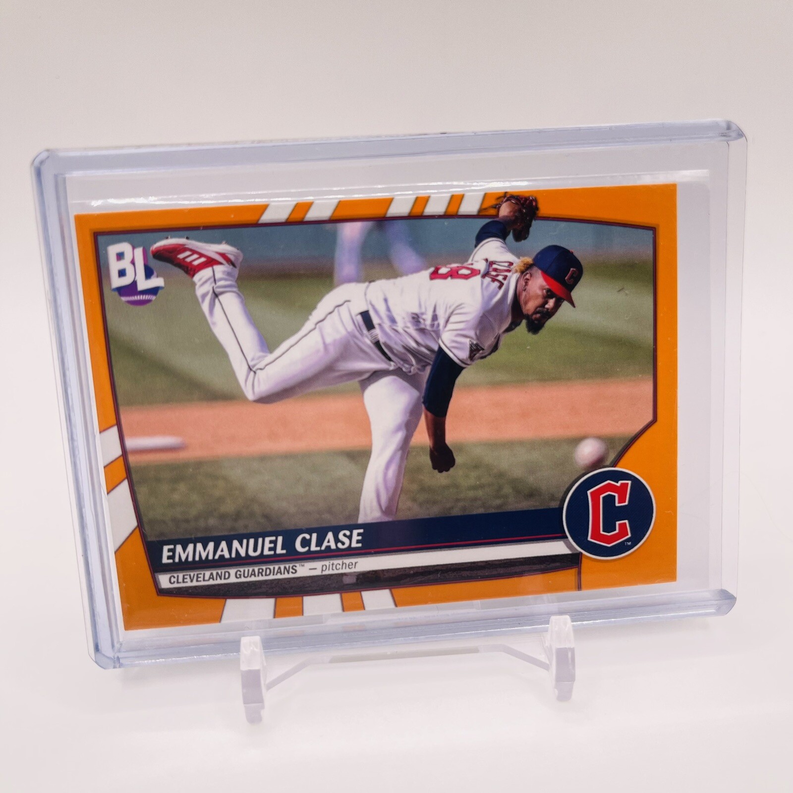 2023 Topps Big League - Electric Orange #144 Emmanuel Clase for sale ...