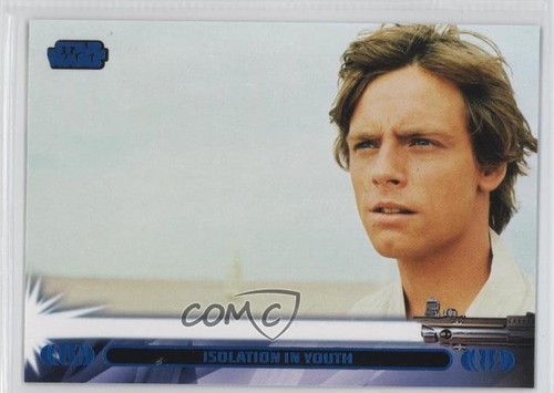 2013 Topps Star Wars Jedi Legacy Blue Isolation in Youth Luke Skywalker ...