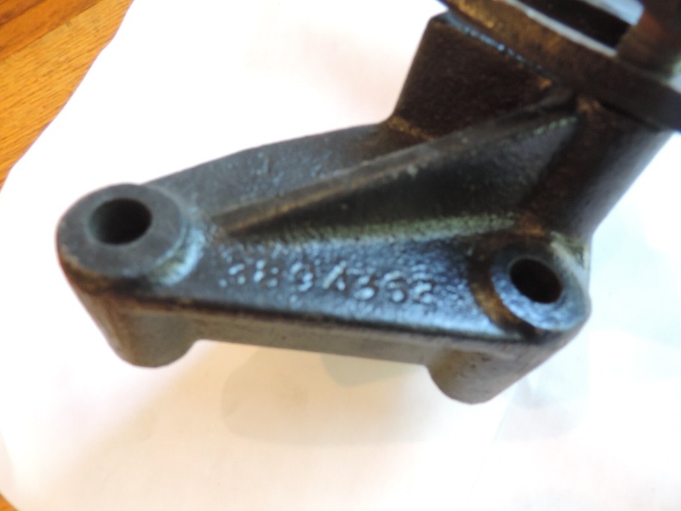 66-74 C2 C3 Corvette AC Compressor Bracket w/Adj Bracket--GM #3894362/ ...
