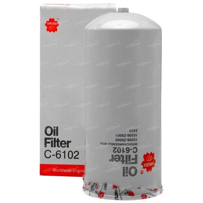 Sakura C6102 Engine Oil Filter for Nissan UD Truck 5700cc 6925cc Diesel ...