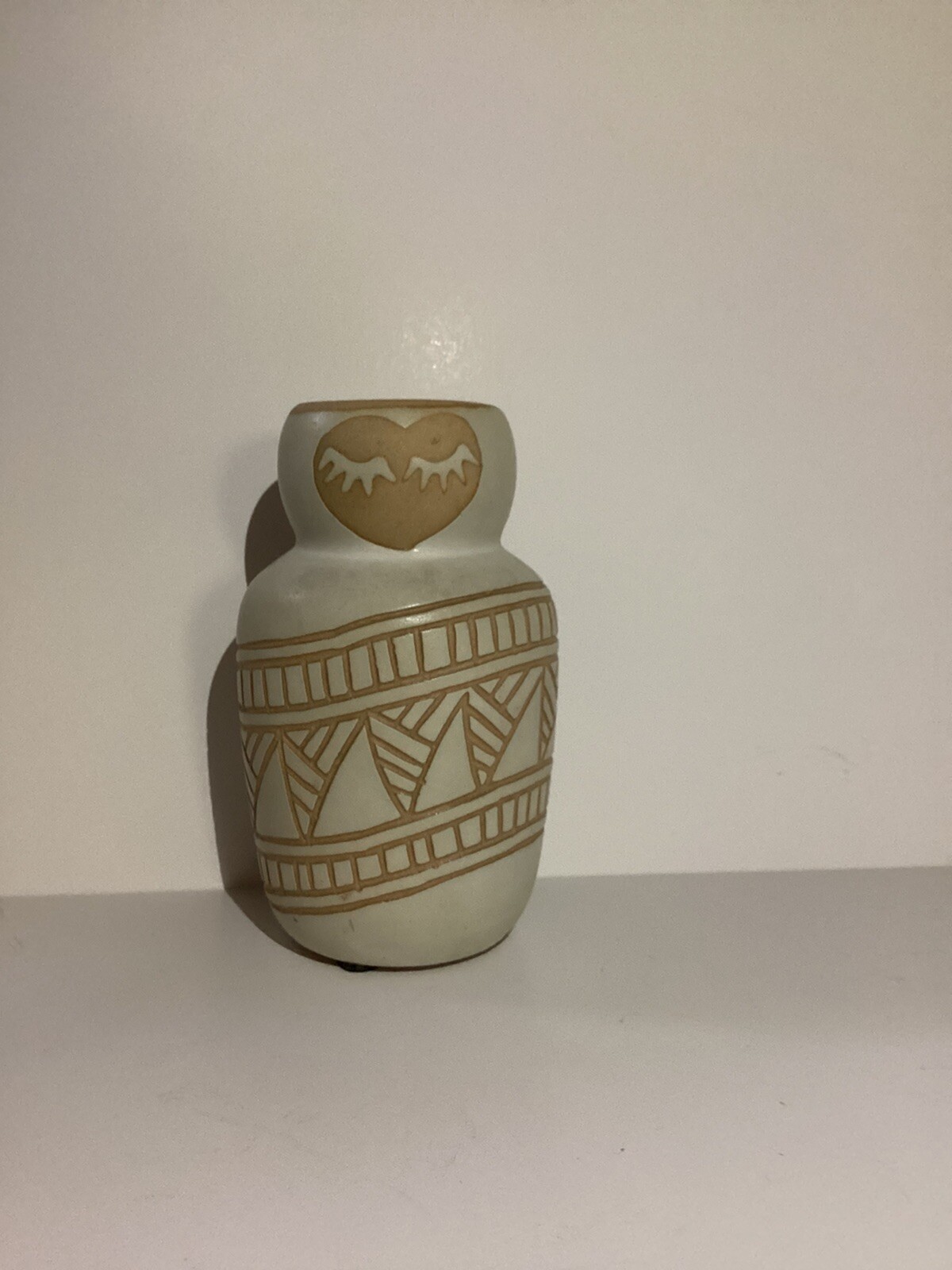 Vintage Anthropology 5” Vase. Hopi Shah Pottery Art. Made in Vietnam ...