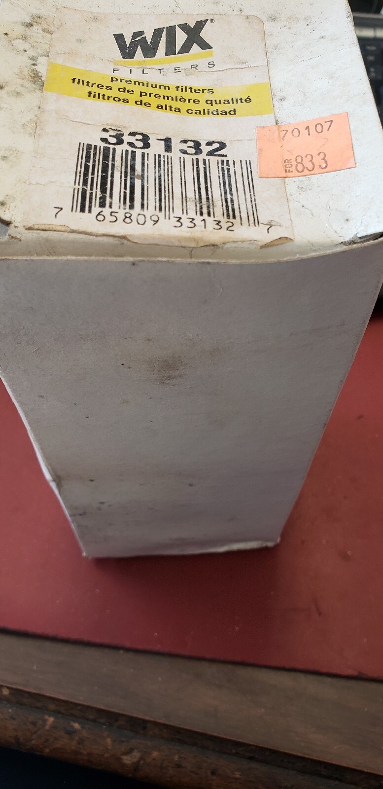 WIX 33165 - Fuel filter cross reference