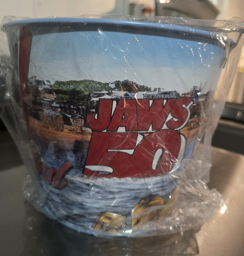 🦈 NEW Jaws 50th Anniversary Popcorn Chum Bucket 2025 170oz / 5L Amity ...