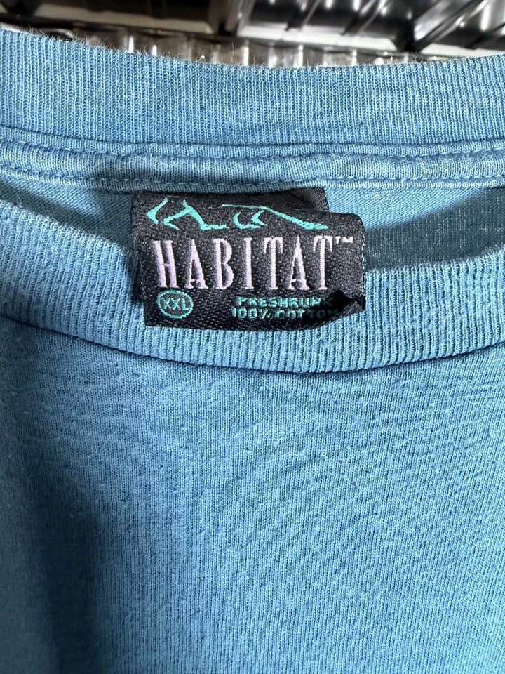 Habitat Nature Fade Vintage Shirt Wrap Around Xxl 27x30 Bald Eagle | eBay