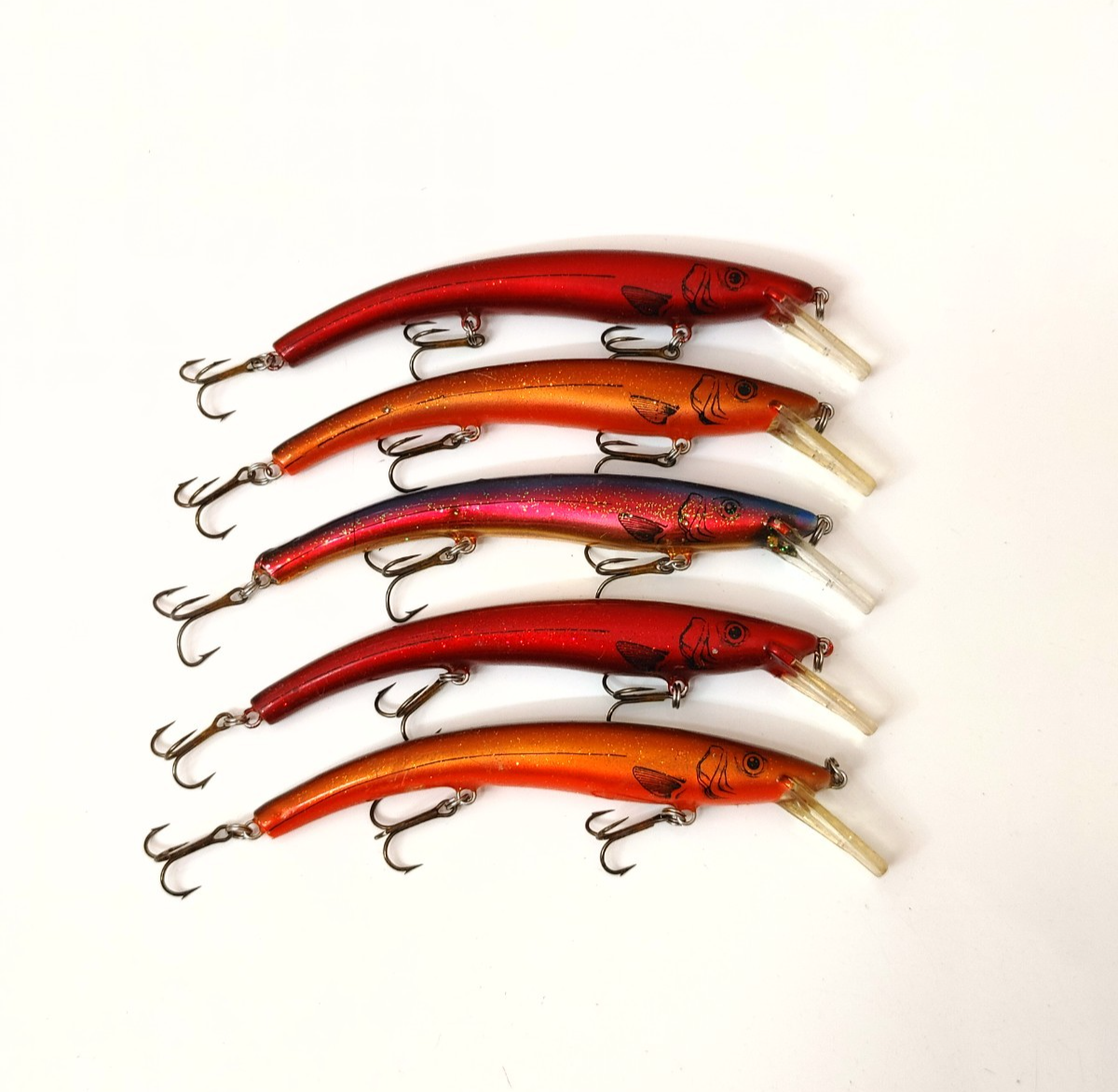 (5) Reef Runner 700 Series Rip Stick Crankbait Fishing Lures Lot of 5 ...