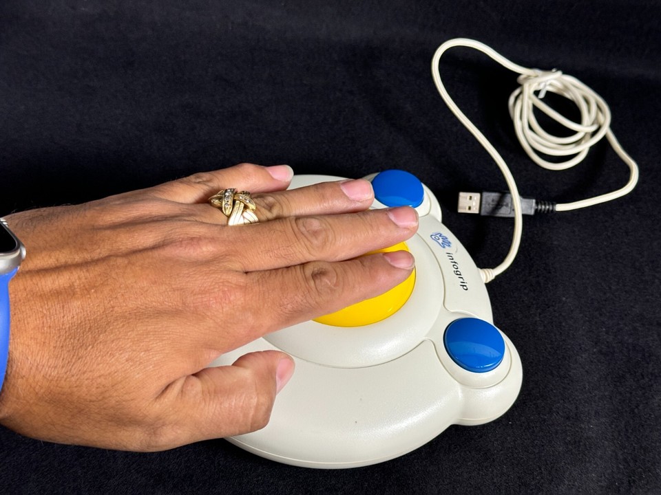 Infogrip BIGTrack Trackball Mouse 3" Ergonomic USB Trackball - Preowned ...