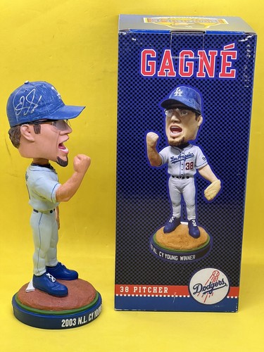 Eric Gagne Signed Bobblehead Beckett/COA 2003 NL CY Young Award Winning ...