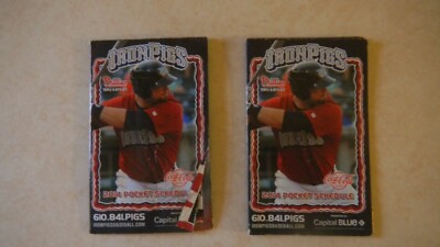 Lehigh Valley Iron Pigs vintage collectibles schedules 13 pcs | eBay