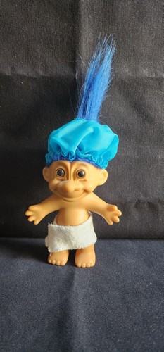 RUSS TROLL Doll Bath Time Shower Boy With Clothing ,Brown Eyes ,Blue ...