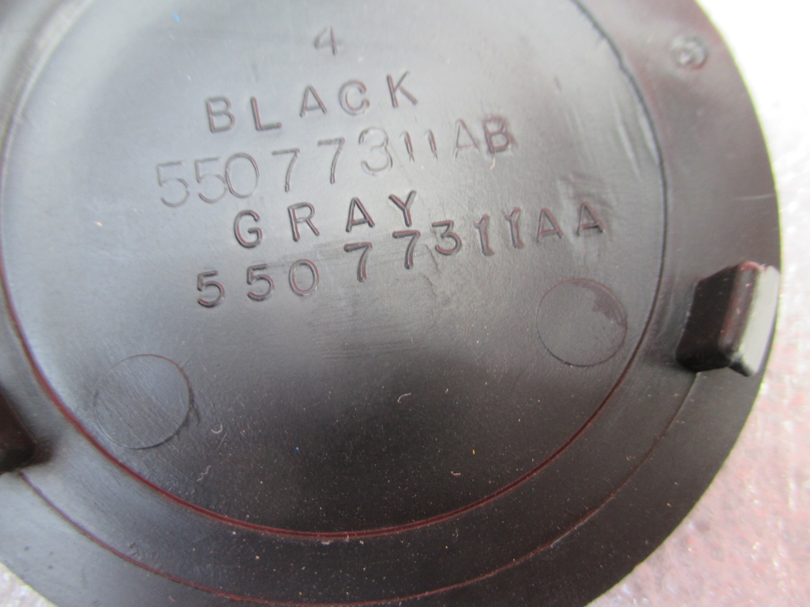 DODGE RAM Rear Bumper Step Towing Hole Ball Cover Plug 55077311AB 2004 ...