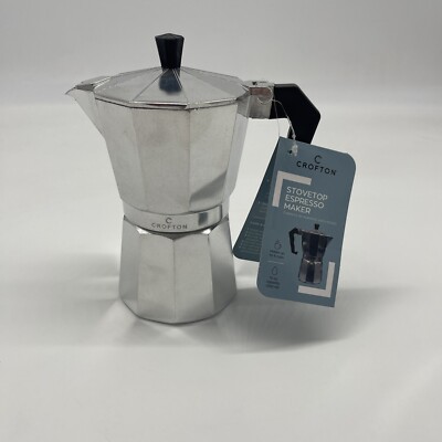 New Crofton Stovetop Espresso Maker 10oz Capacity | eBay