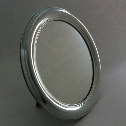 AlpaDur 7-1/2" Round Tabletop Mirror by Pedro Durán S.A. of Madrid ...