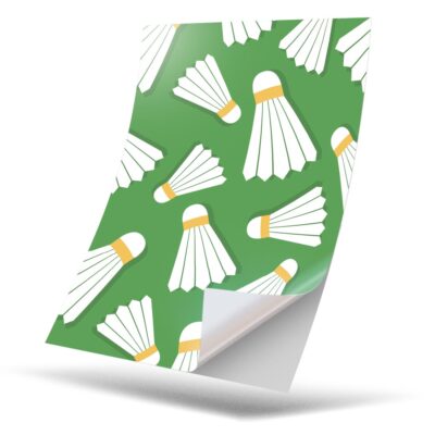 1 x Vinyl Sticker A5 - Badminton Shuttlecock Sports #8815 | eBay UK