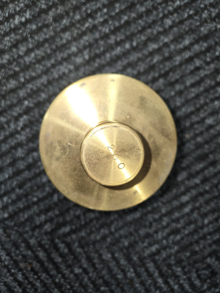 Rare Solid Brass Scale Weight - 200 Oz 5.7kg Reference For QC Scales | eBay