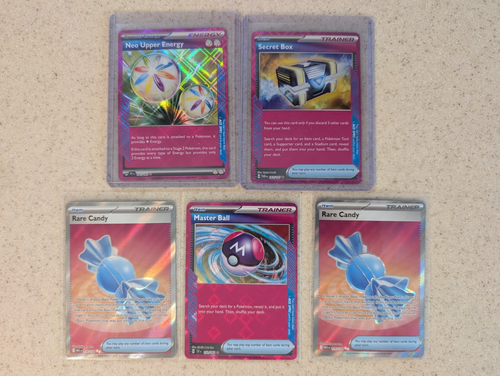 Pokemon TCG Lot: Neo upper Energy, Secret Box, Rare Candy, Master Ball ...