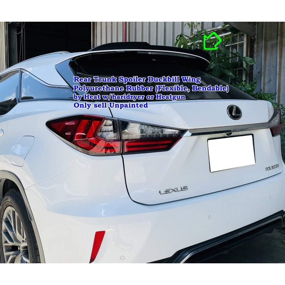 284FC Type Add-On Rear Trunk Spoiler Wing Fits 2015~2022 Lexus RX350 ...