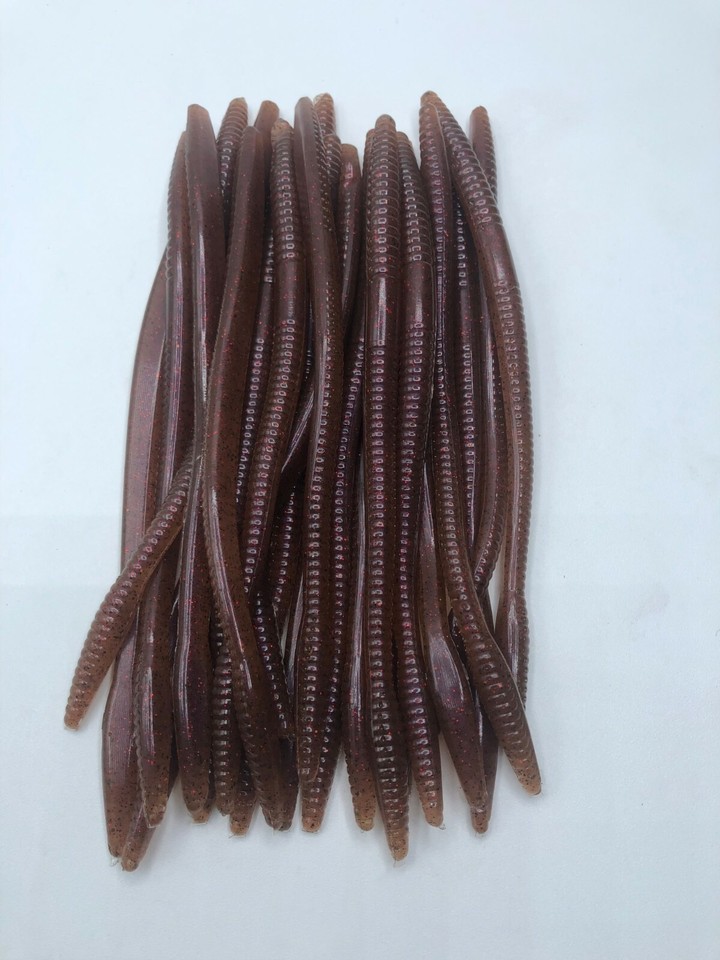 Zoom Trick Worm Style Straight Tail Floating Worm Bass Fishing Lure ...