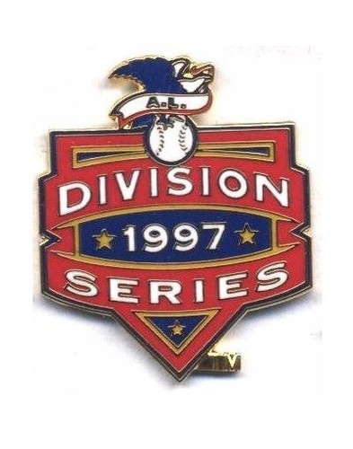 1997 ALDS Logo Pin Yankees Indians Mariners Orioles Peter David, Inc ...