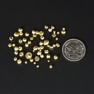 10 Grams Fine Gold Granules 24 Karat 99.99% Pure Gold 24ct Bullion FREE ...