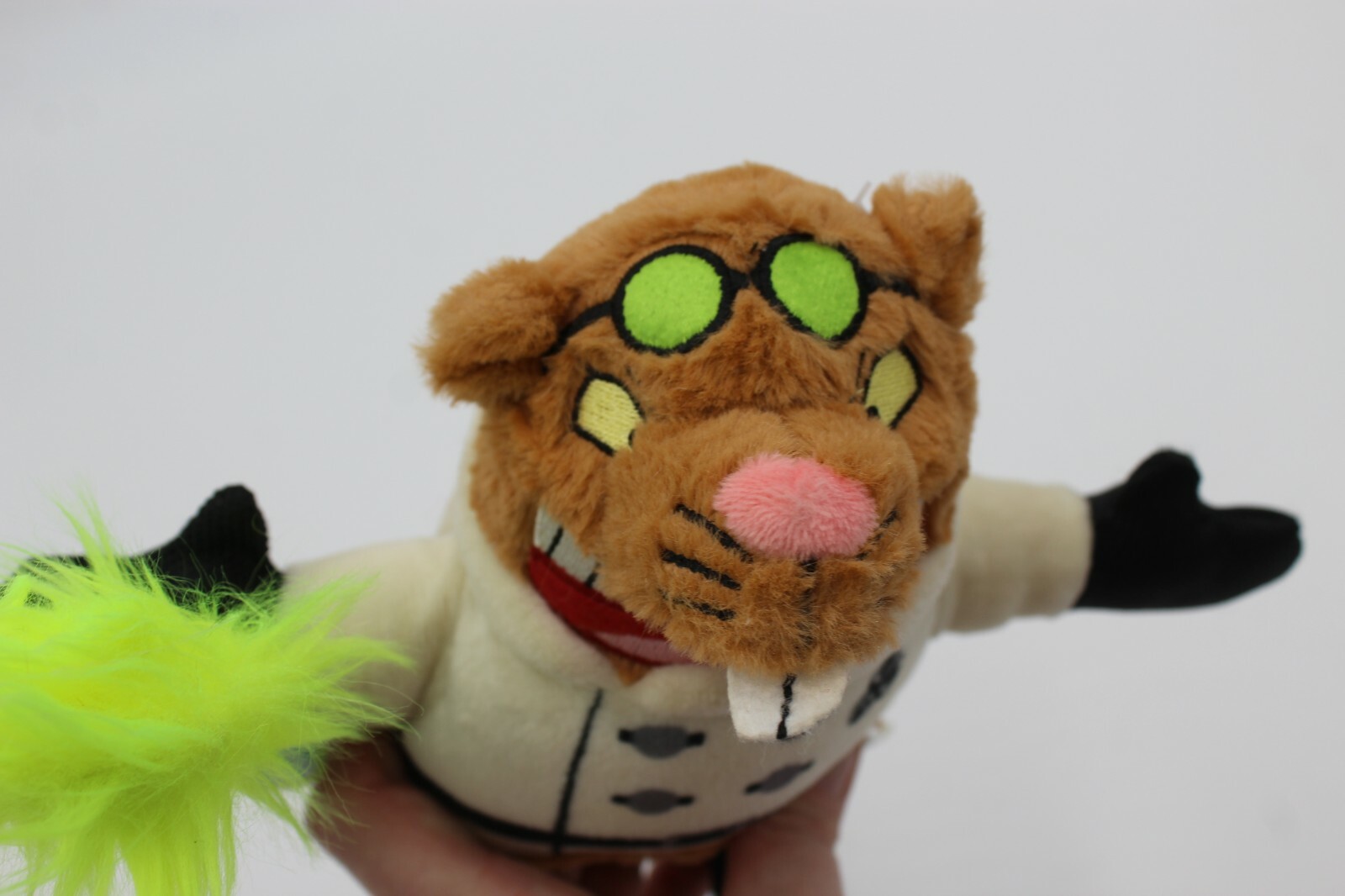 Bark Box Mad Scientist Rat Green Mouse Brown Plush Dog Toy Squeaky 7 ...