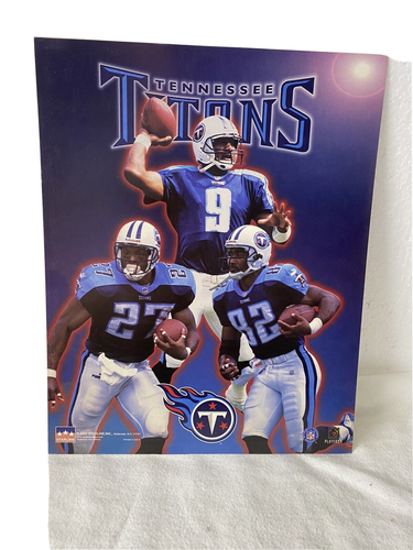 NFL Tennessee Titans 8X10 Photo Of Steve McNair, Eddie George & Yancey ...