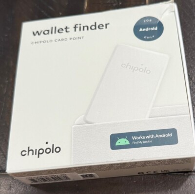 Chipolo Card Point Wallet Finder Tracker Works with Android Only - NEW ...