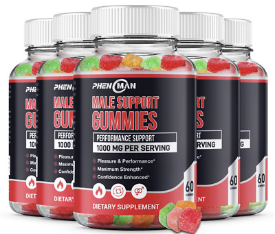 (5 Pack) Phenoman Male Gummies -Phenoman Male Enhancement- (Assorted ...