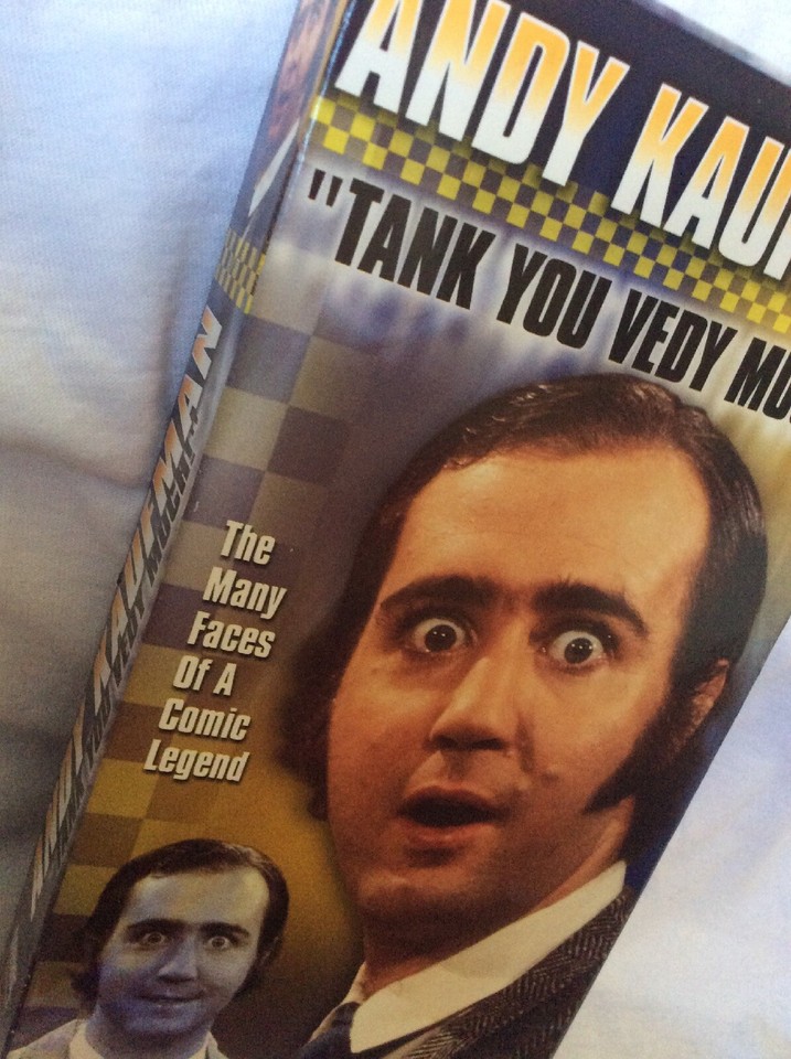 Andy Kaufman Tank You Vedy Much (VHS, 1999) Comedy Layla Gravas Tony ...