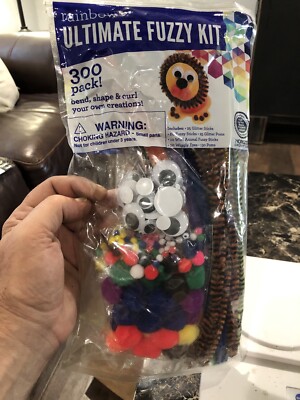Wild Rainbow Ultimate Fuzzy Kit 300 Pieces Fuzzy Lion New Open Bag | eBay