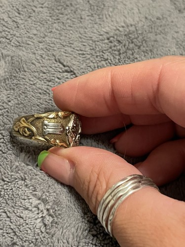 14k and 18k Gold Antique Master Mason ring | eBay