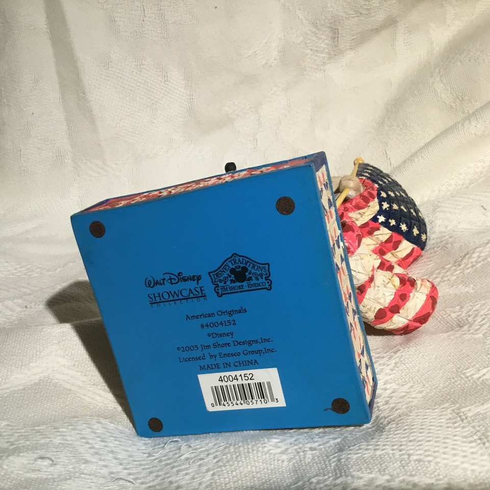 Disney Jim Shore Mickey & Uncle Sam AMERICAN ORIGINALS Figurines Figure ...