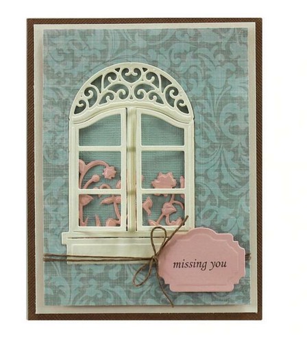 Window Frame Metal Cutting Dies Stencils Scrapbooking Embossing Die ...