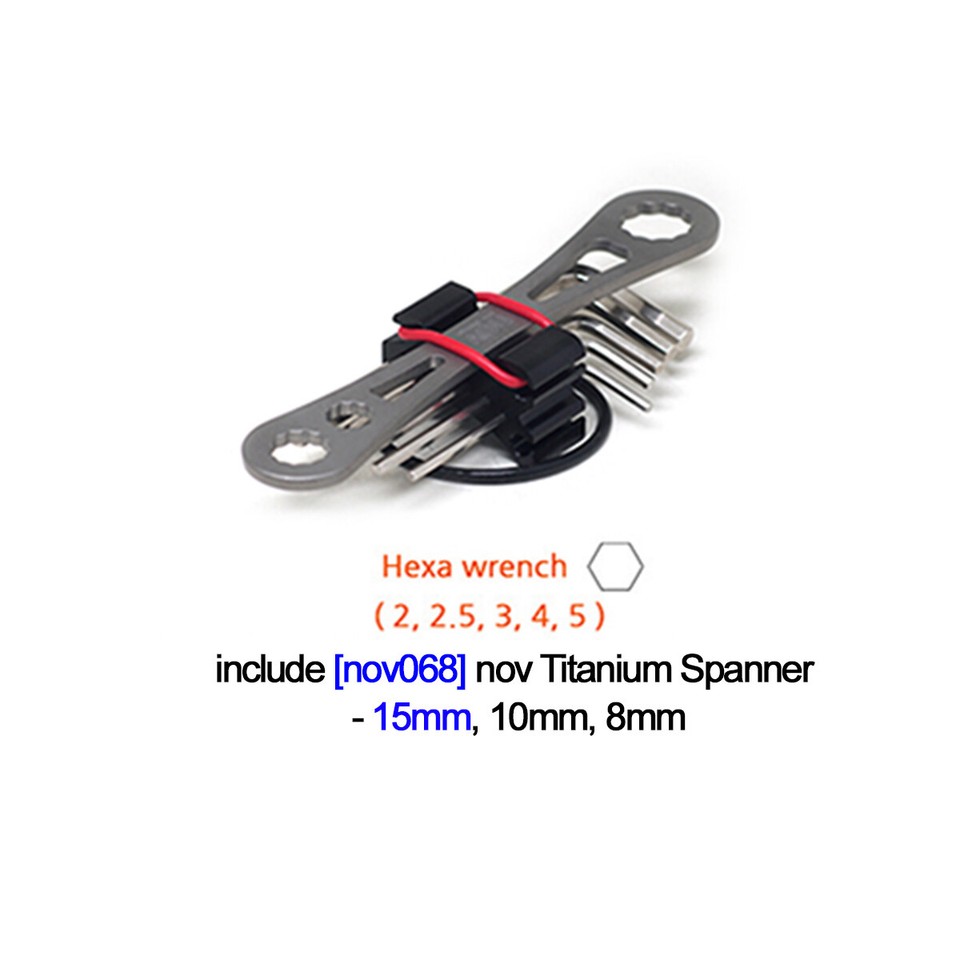 nov tool kit set with nov Titanium Spanner for Brompton/nov design ...