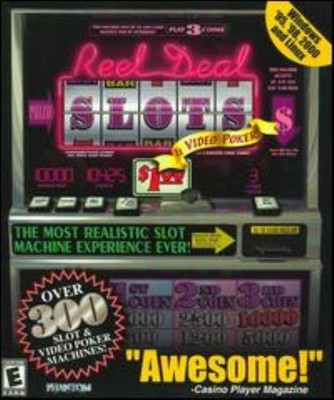 Reel Deal Slots & Video Poker PC CD casino table slot machines gambling ...