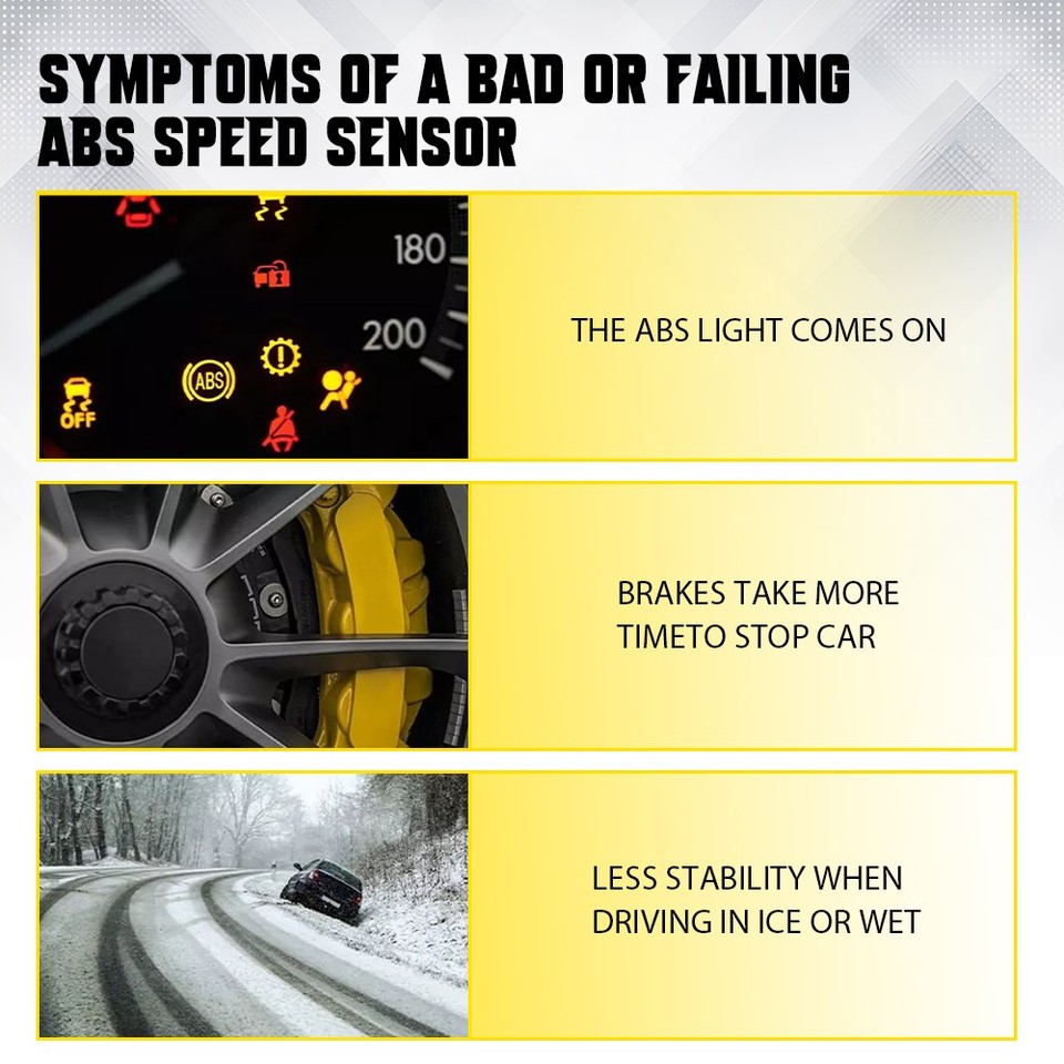 4X Front + Rear ABS Wheel Speed Sensors for Toyota 4Runner Tacoma Lexus ...